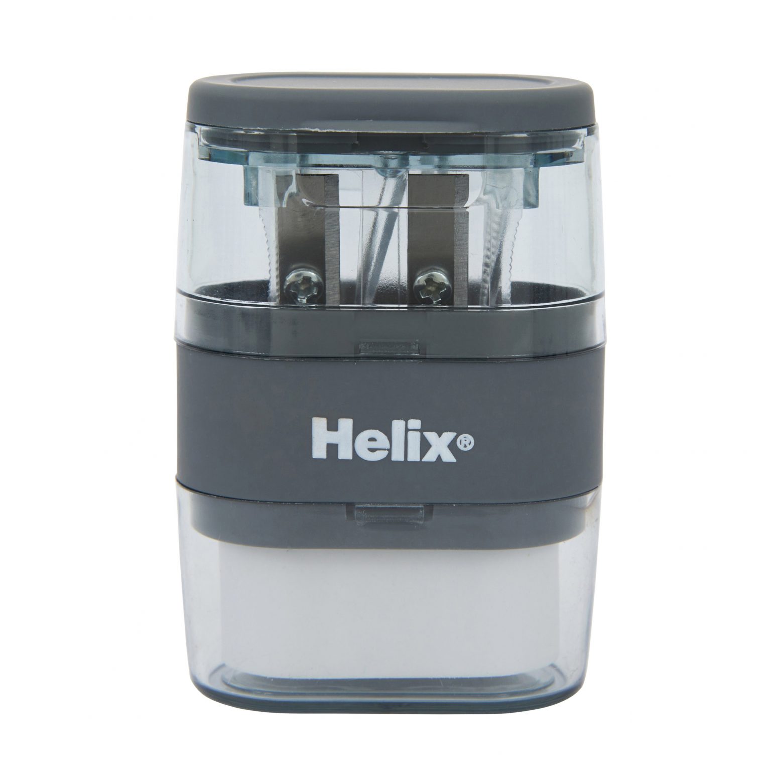 HELIX DUO SHARPENER AND ERASER – 2 HOLE – Maped Helix UK