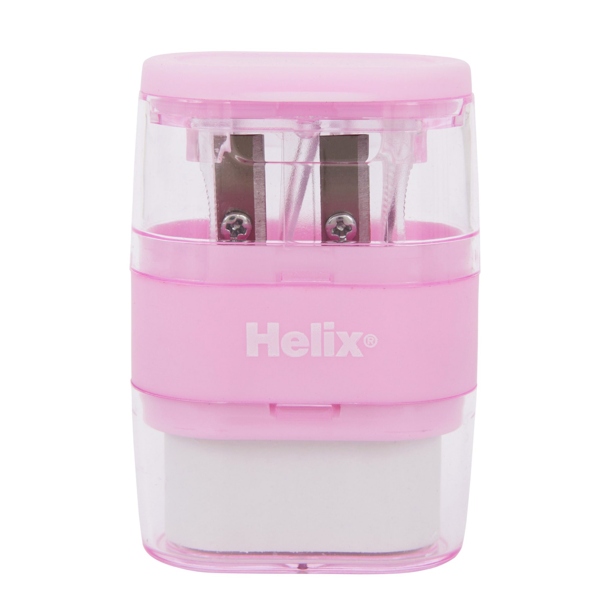 HELIX DUO SHARPENER AND ERASER 2 HOLE – PASTEL – Maped Helix UK