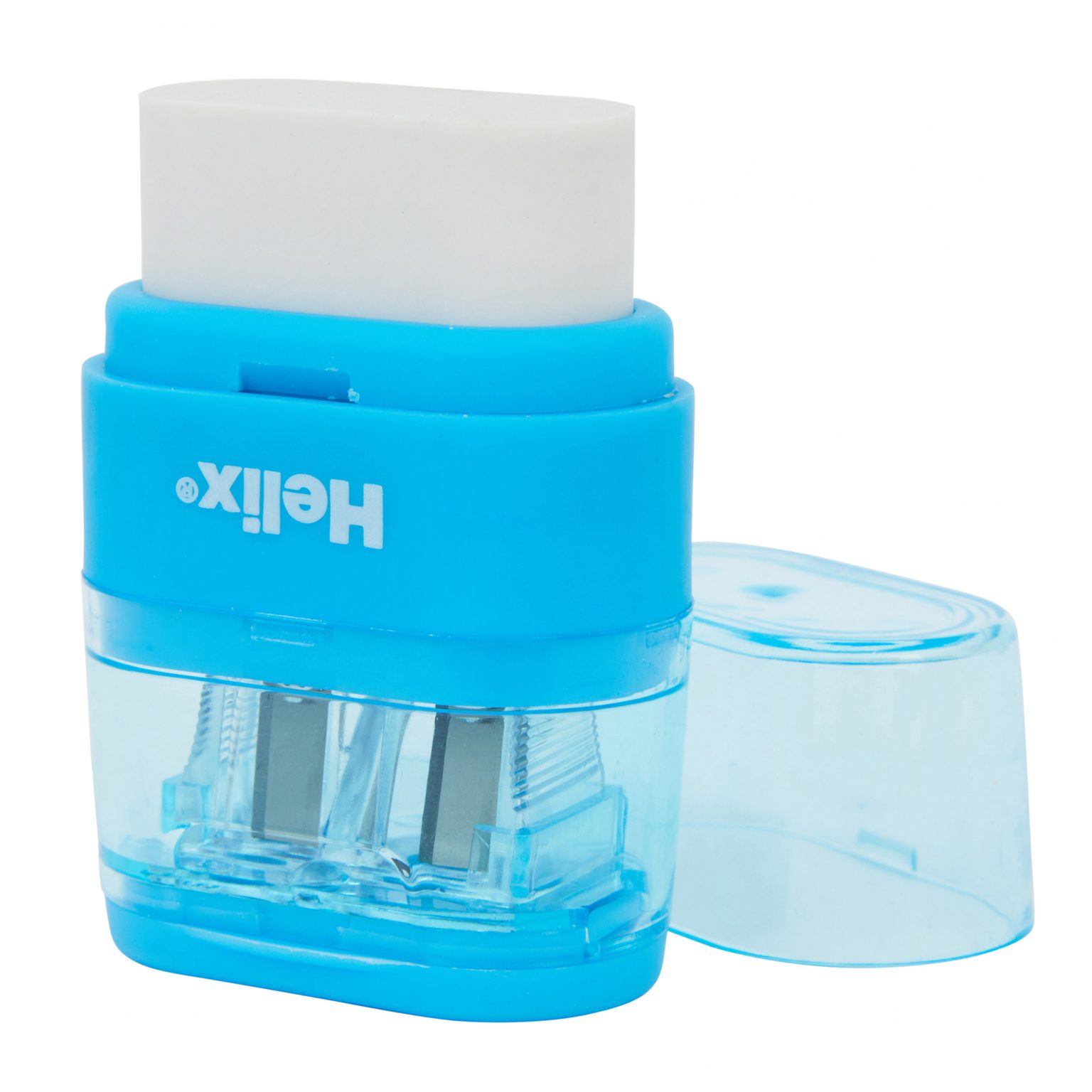 HELIX DUO SHARPENER AND ERASER – 2 HOLE – Maped Helix UK